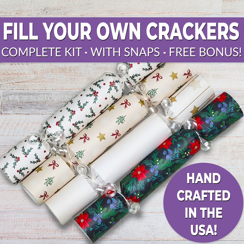 Christmas Cracker Snaps - Etsy