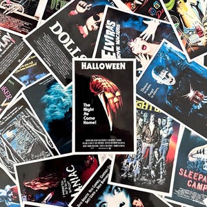 Horror Movie Poster Stickers | 2”x3” Movie Poster Stickers | High ...