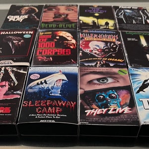 Mini Horror VHS Magnets | Horror Movie Magnets | Cult Classics | 80’s ...