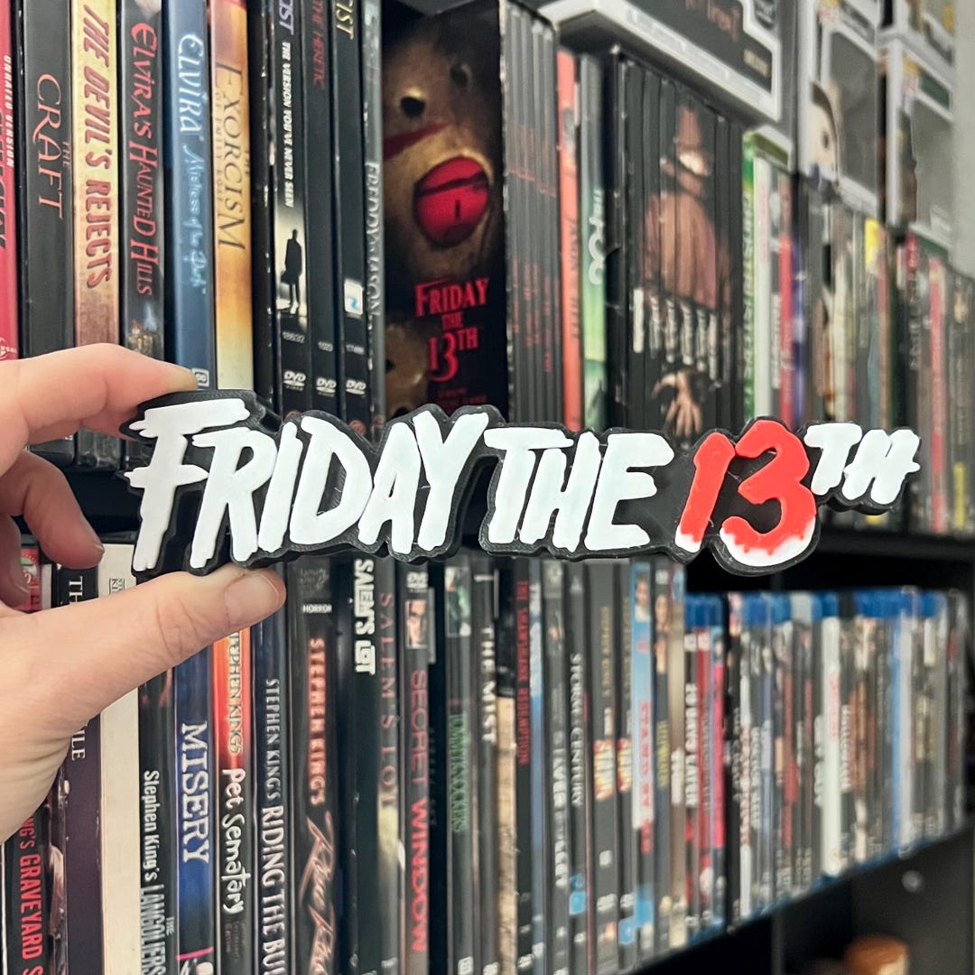 Friday the 13th Sign | Jason Voorhees Logo |horror Movie Logo | Horror ...