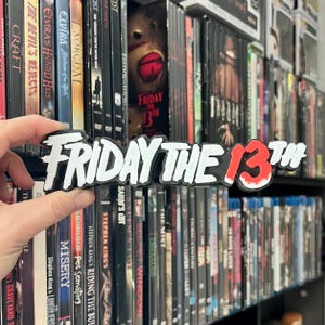 Friday the 13th Sign | Jason Voorhees Logo |horror Movie Logo | Horror ...