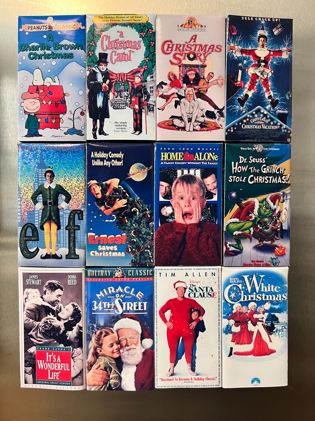 Bestseller Mini Christmas VHS Magnets/ Ornaments | Christmas Movie ...