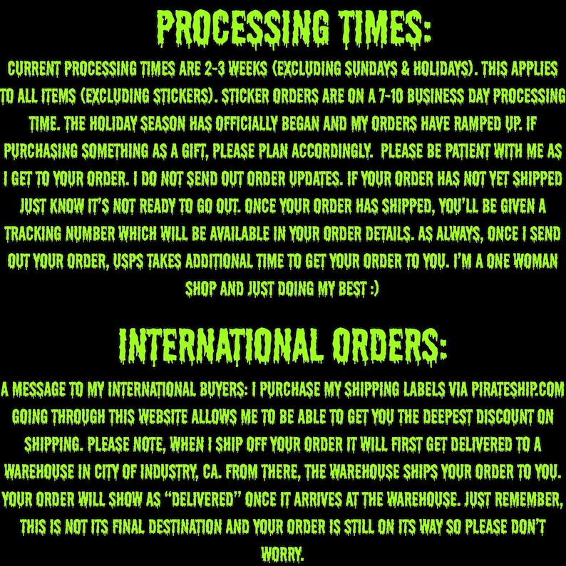 HORROR 3D Printed Sign | Horror Logo | Black Light Neon Green Horror ...