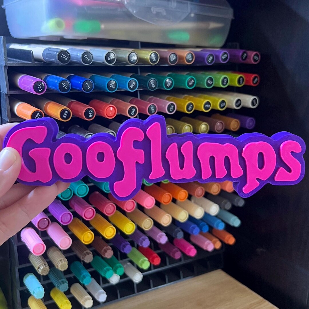 Gooflumps 3D Printed Sign | Book Series Logo | Book Collection Sign ...