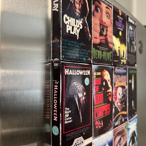 Mini Horror VHS Magnets | Horror Movie Magnets | Cult Classics | 80’s ...