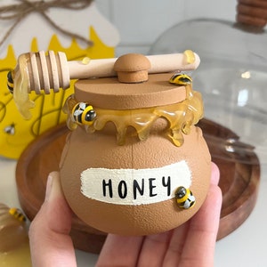 Fake Honey Jar Faux Honey Pot Mini Hunny Pot Mini Honey - Etsy
