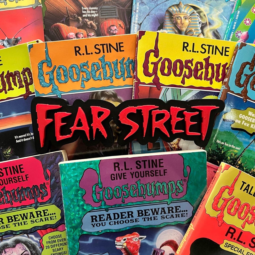 Fear Street 3D Printed Logo | 90s Horror Book Decor - Etsy