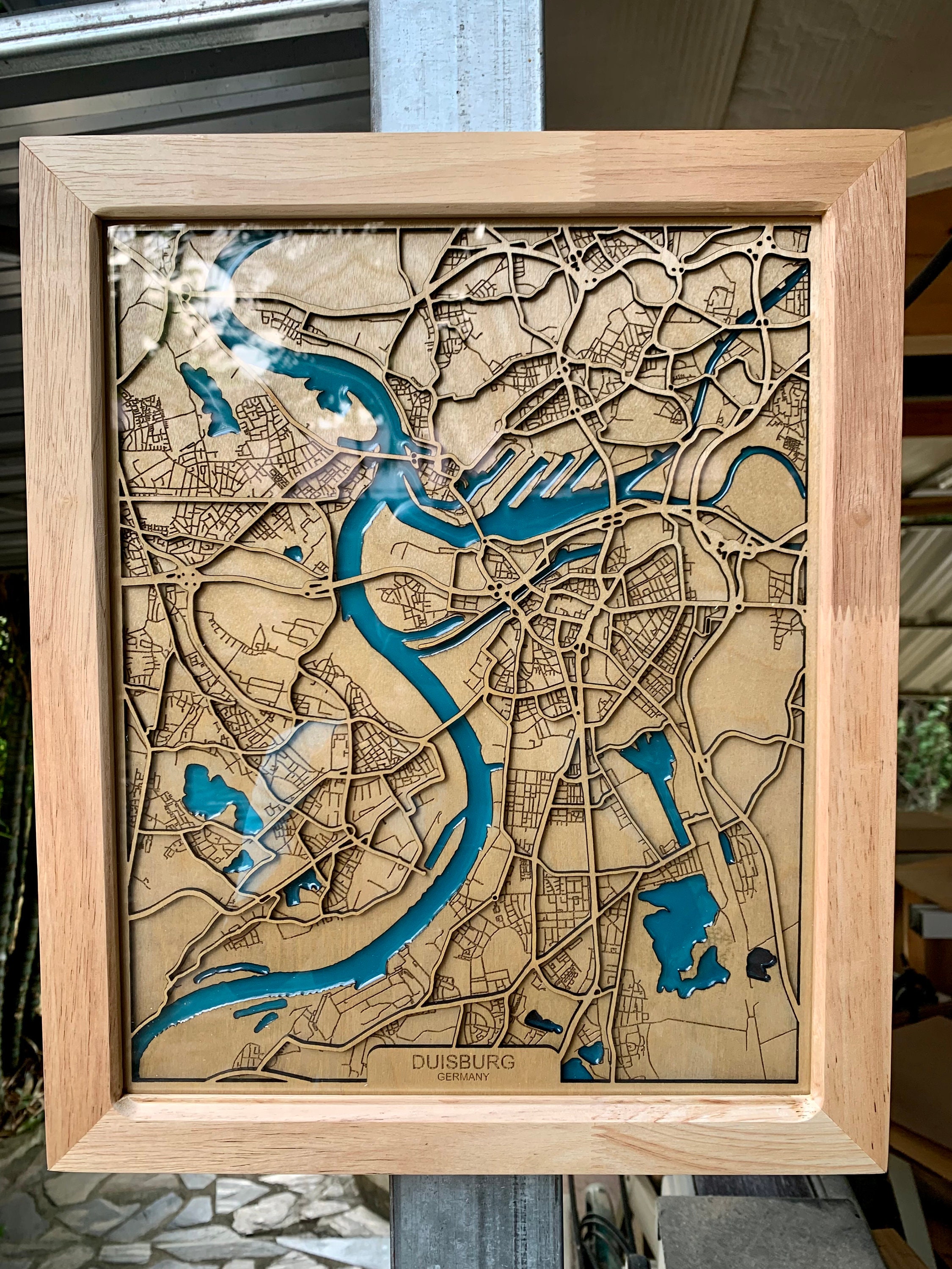 City Map, Custom Wood City Map Any City You Want and Free Shipping - Etsy