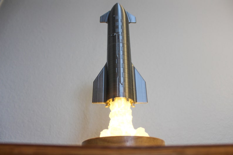 Spacex Starship Launch Lamp Prototype SN10 SN11 - Etsy