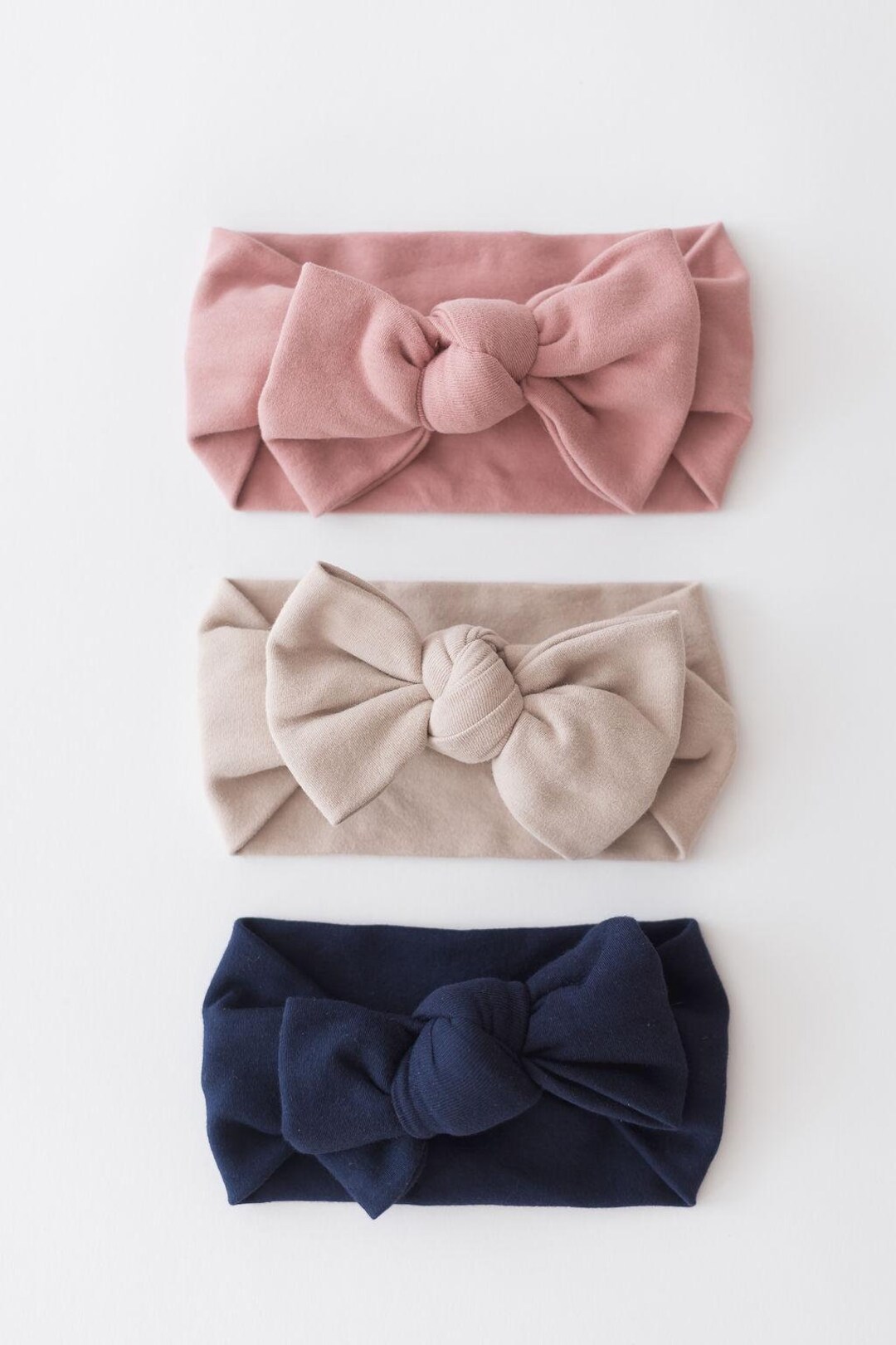 Organic Cotton Baby Girl Headbands, Oversized Bow Headbands, Baby ...