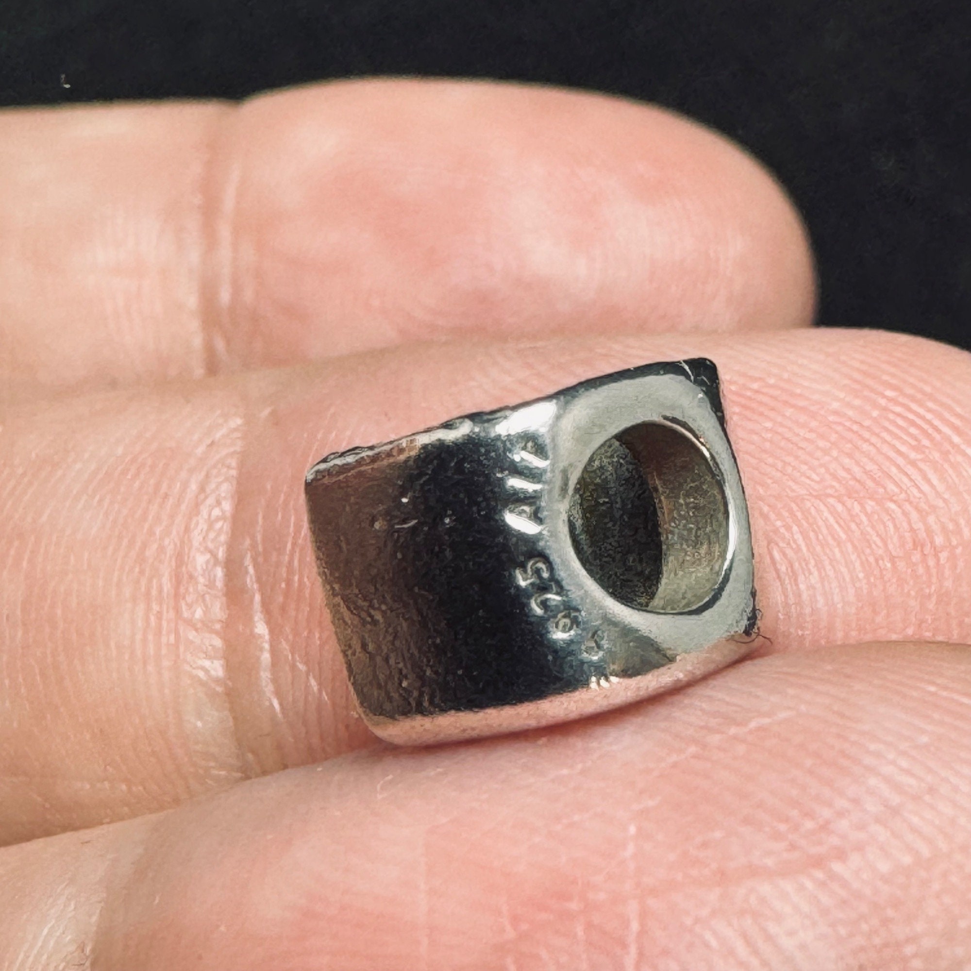 Pandora Sterling Silver 925 Fine Letter d Initial Slide Charm 0.25 ...