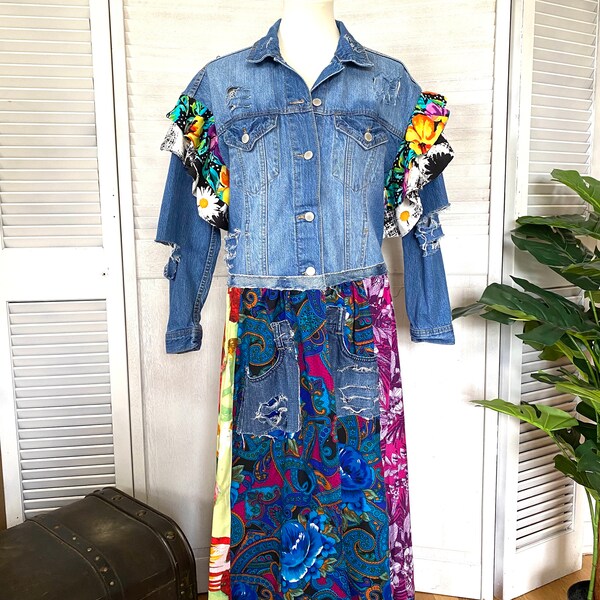 Denim Duster - Etsy