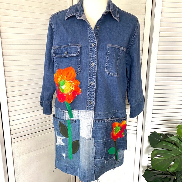 Patchwork Tunic - Etsy