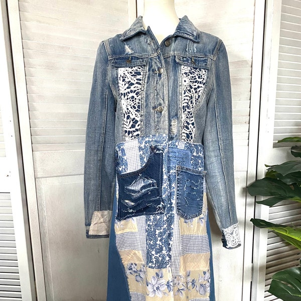 Denim Duster - Etsy