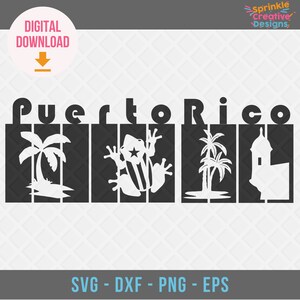 Puerto Rico Svg, Puerto Rico Flag Svg, El Morro Puerto Rico Svg, Puerto ...