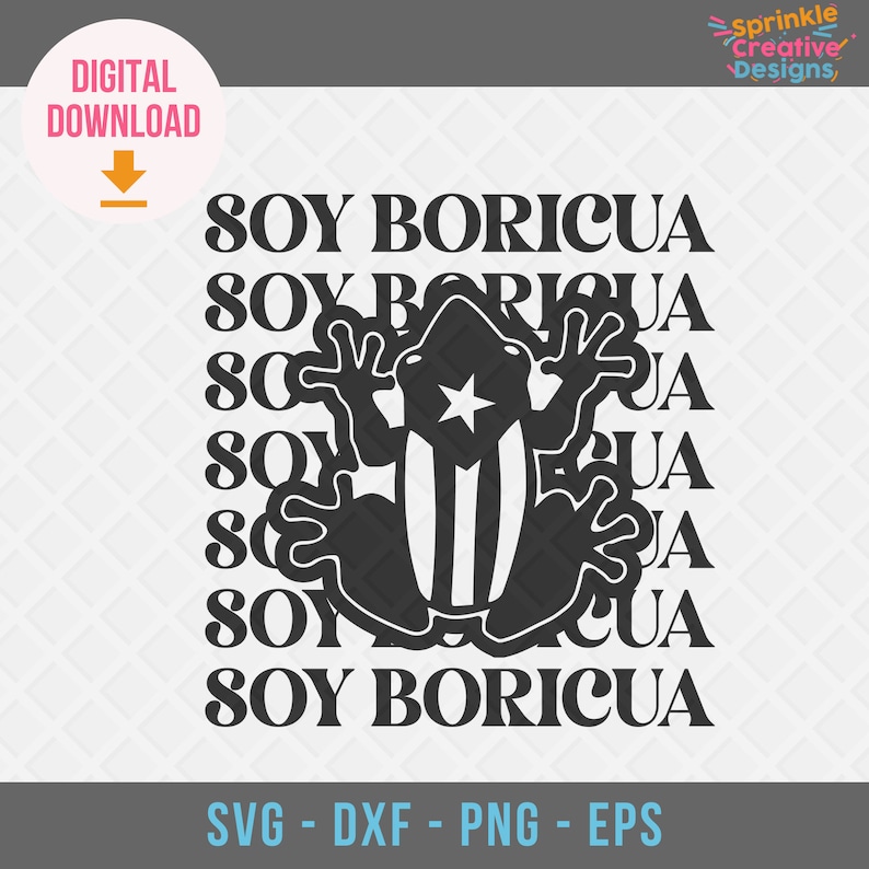 Boricua Svg - Soy Boricua Svg - Puerto Rican Svg - Spanish Svg ...