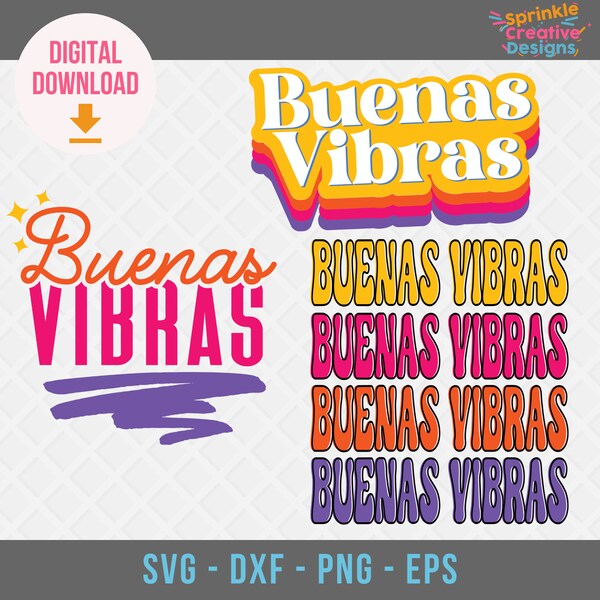 Buena Vibra Svg - Etsy Australia