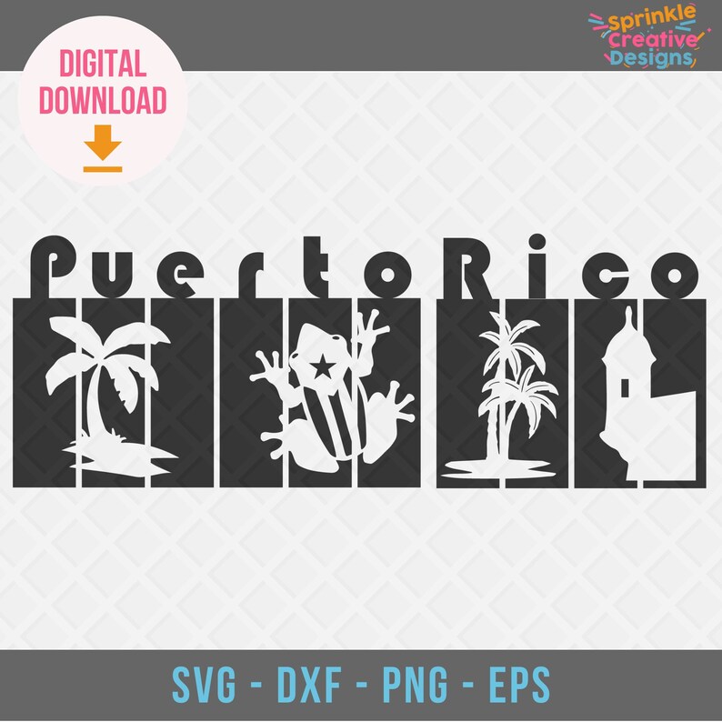 Puerto Rico Svg, Puerto Rico Flag Svg, El Morro Puerto Rico Svg, Puerto ...
