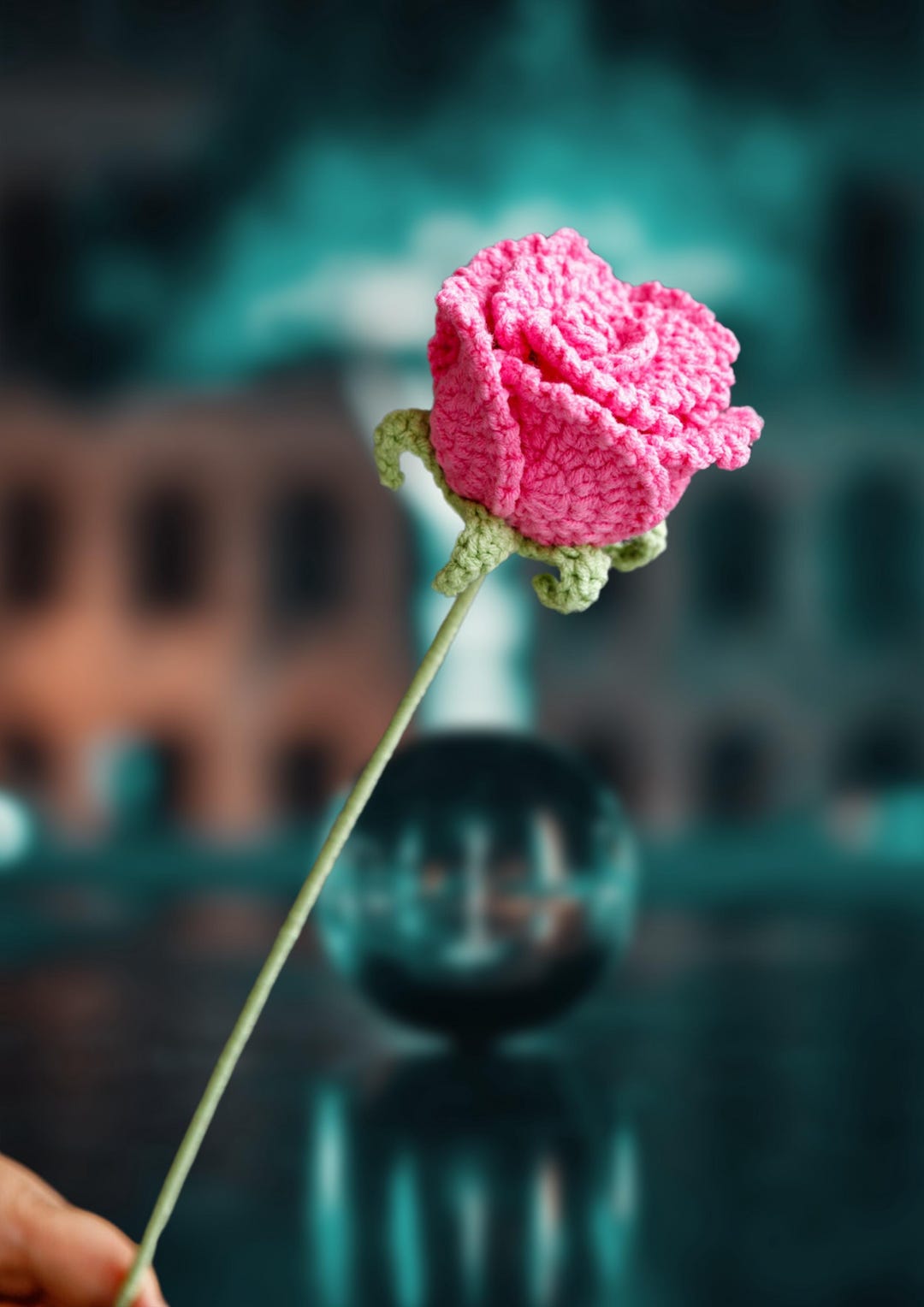 Crochet Roman Rose Flower PDF Pattern With Free Video Tutorial - Etsy