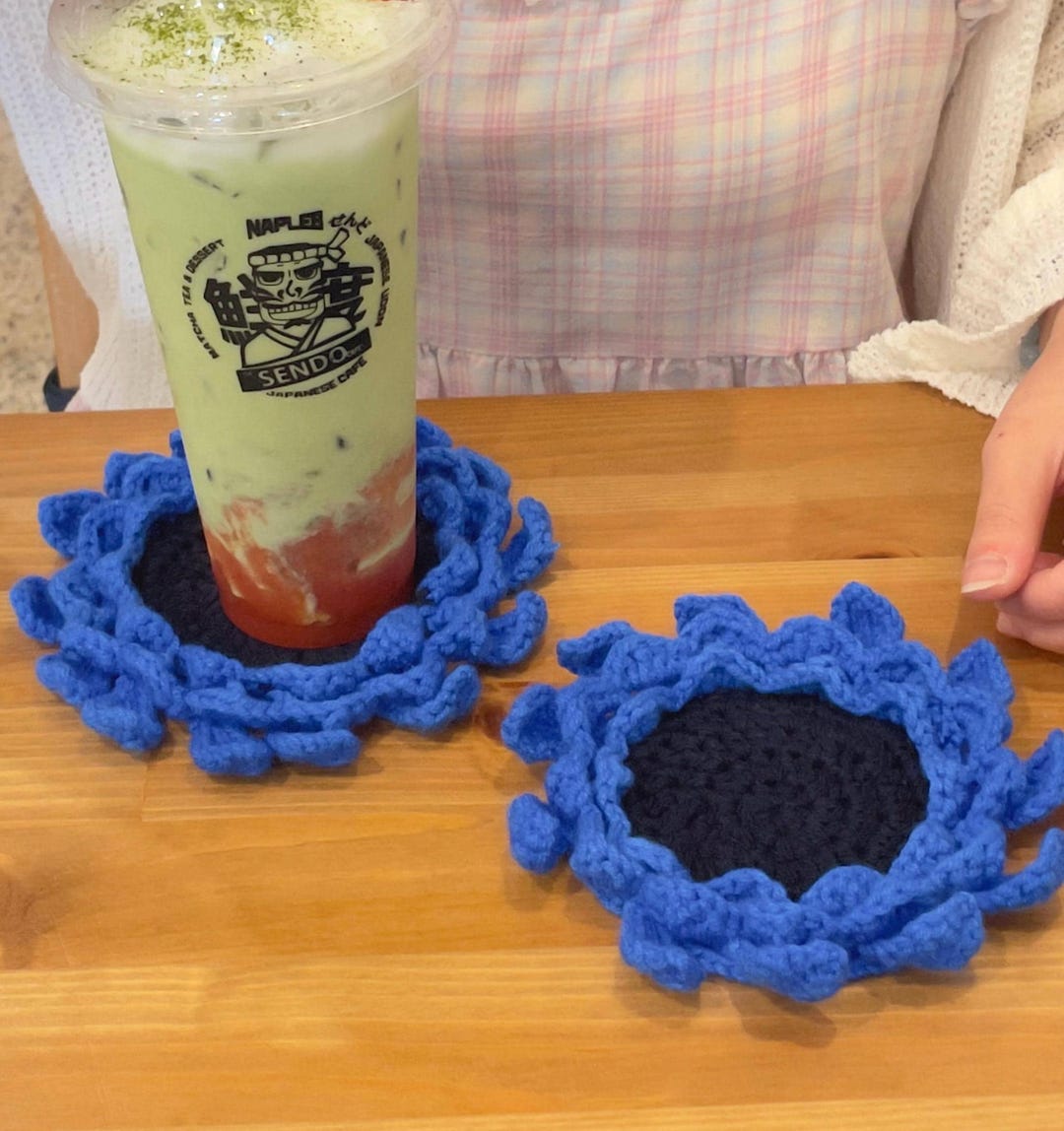 Demon Slayer Blue Spider Lily Coaster - Etsy Canada