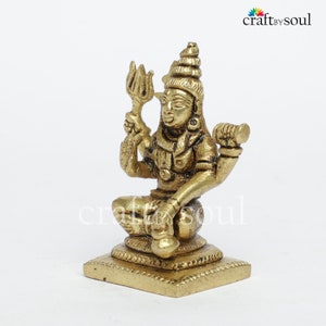 Lord Shiva Statue, Small Size Mahadev Idol Brass, Adiyogi Shiva Statue ...