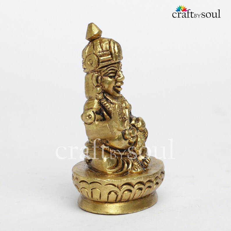 Kuber Statue3 Small Kuvera Statue Kubera Statue - Etsy