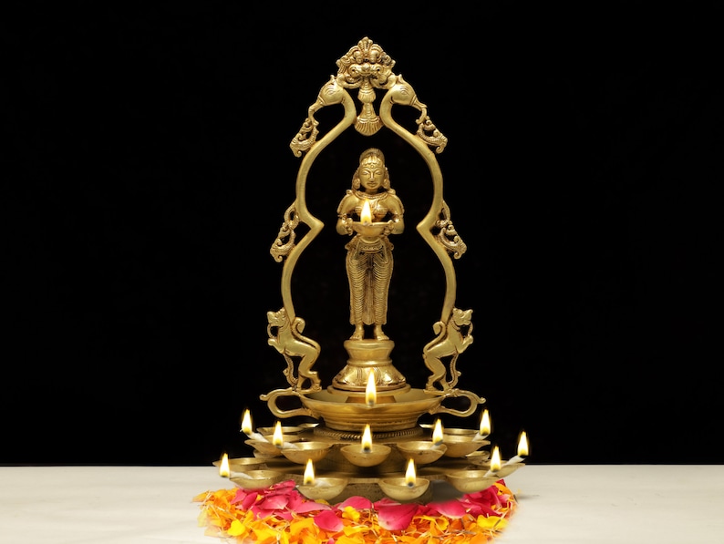 Brass Oil Diaoil Wick Diya Indian Decorbrass Diya - Etsy