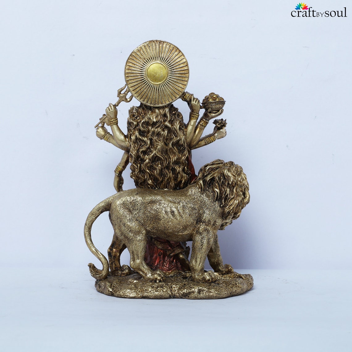 Maa Durga Statue,27cm Resin Bengali Devi for House, Goddess Devi Statue ...