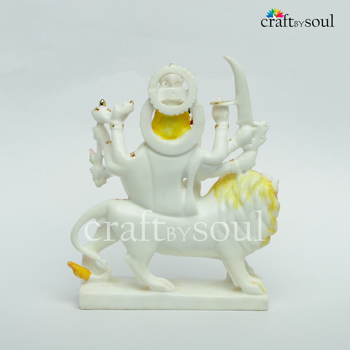 Maa Durga Statue23 Cm Resin Bengali Devi for House Goddess - Etsy