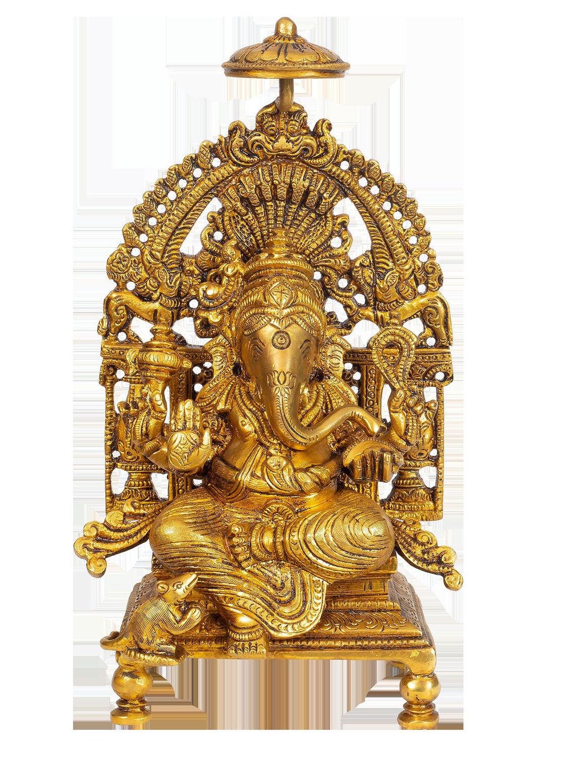 Brass Ganesh Statue Brass Ganesha IdolLord Ganesha Statue | Etsy
