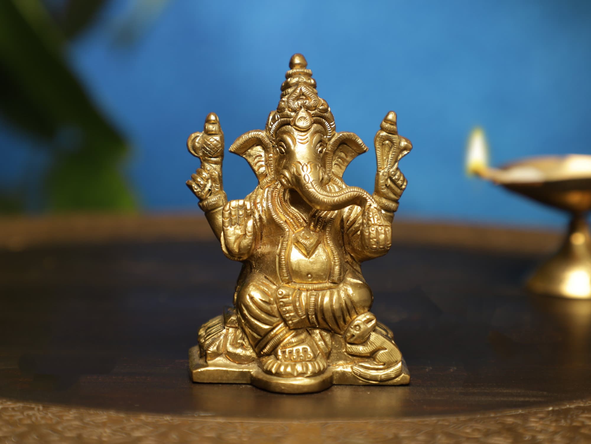 Brass Ganesh Statue Brass Ganesha Idollord Ganesha Statue - Etsy