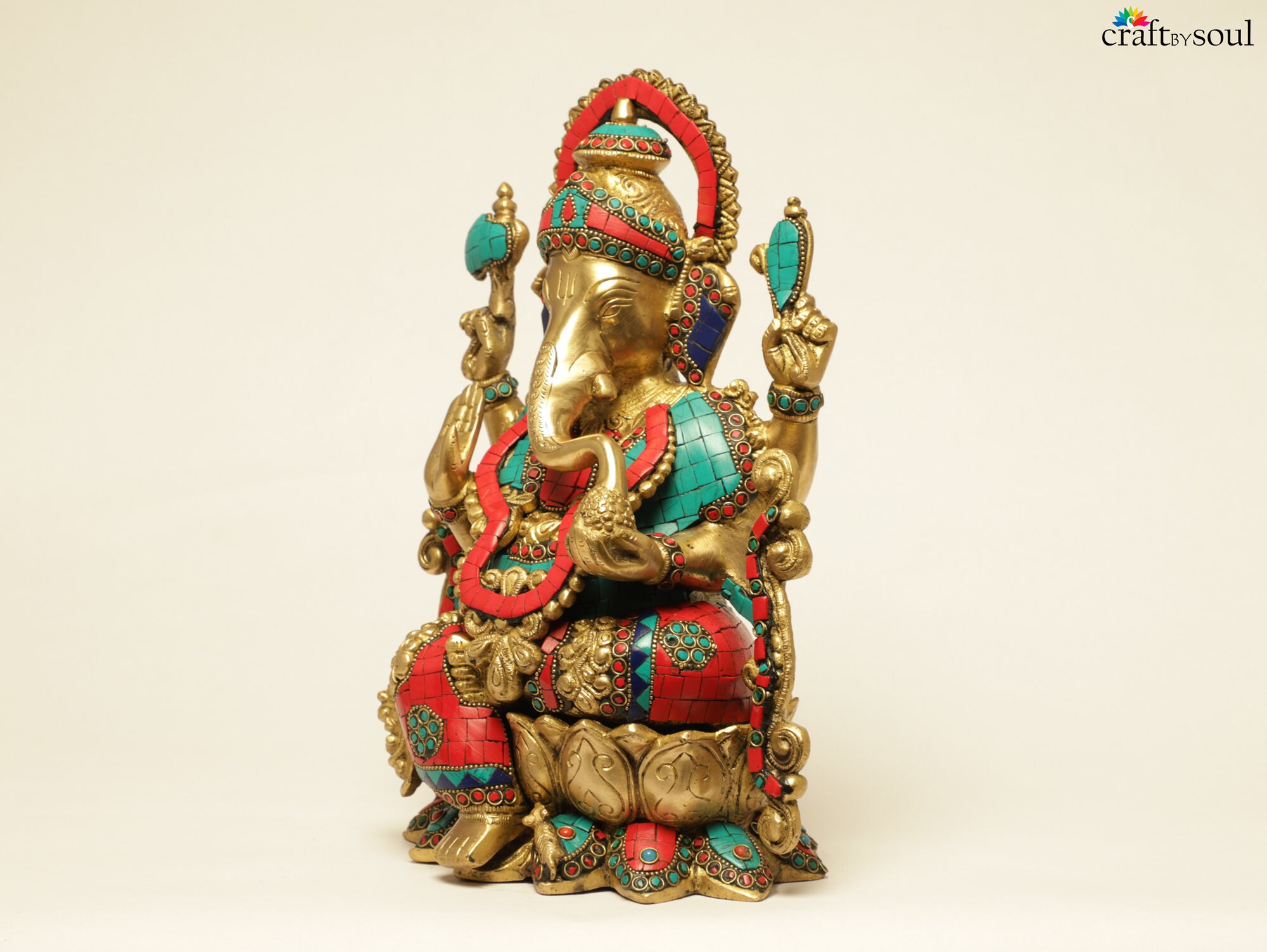 Brass Ganesh Statue Brass Ganesha Idollord Ganesha Statue - Etsy