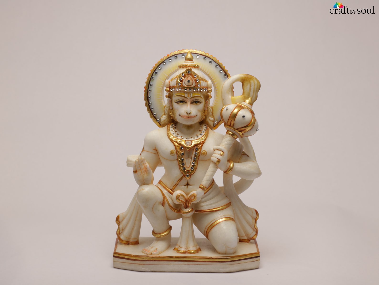 Lord Hanuman Idol ,29CM Shri Hanuman Statue,bajrang Bali Murthi,sitting ...