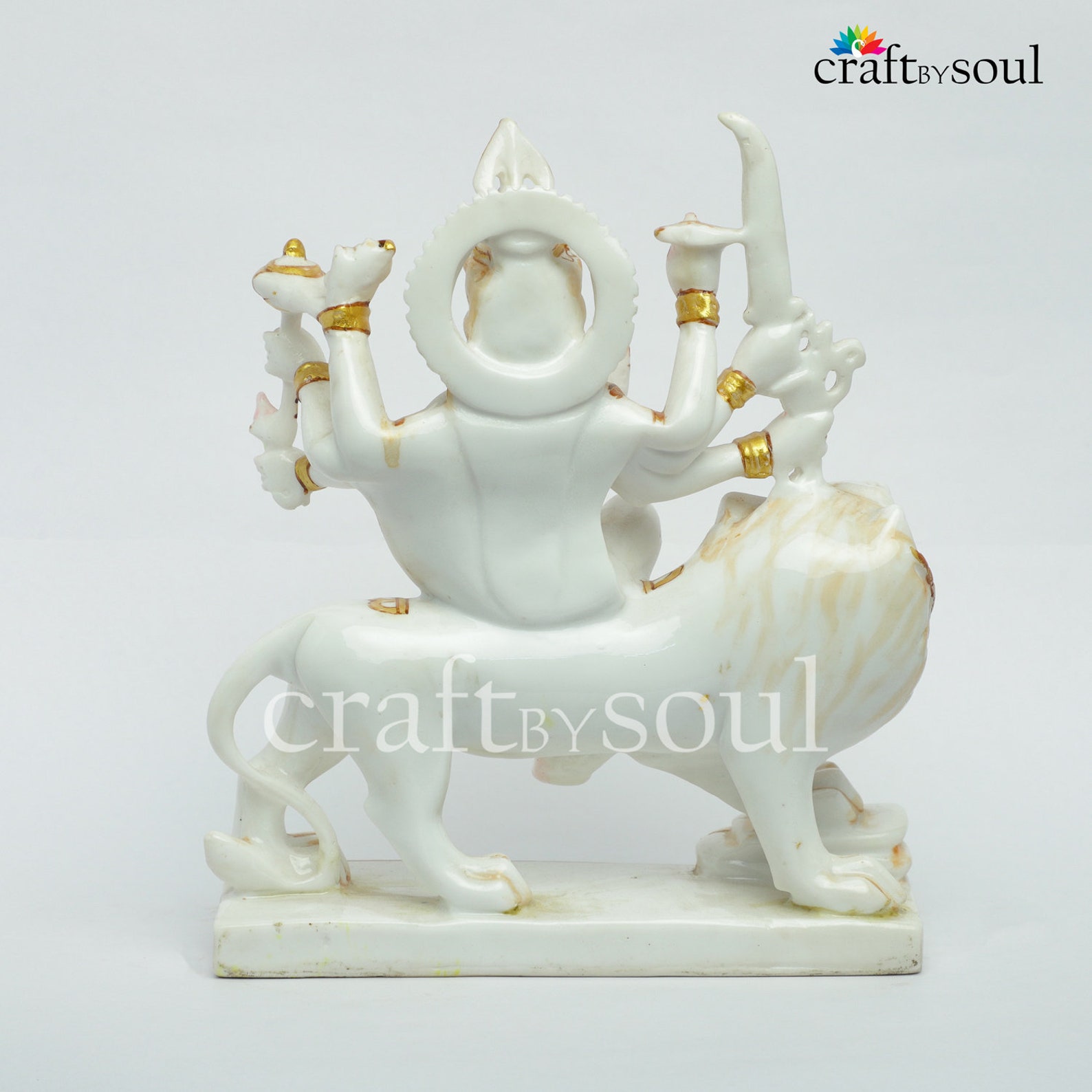 Maa Durga Statue,29 Cm Resin Bengali Devi for House, Goddess Devi ...