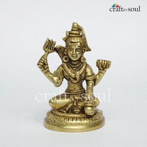 Lord Shiva Statue, Small Size Mahadev Idol Brass, Adiyogi Shiva Statue ...