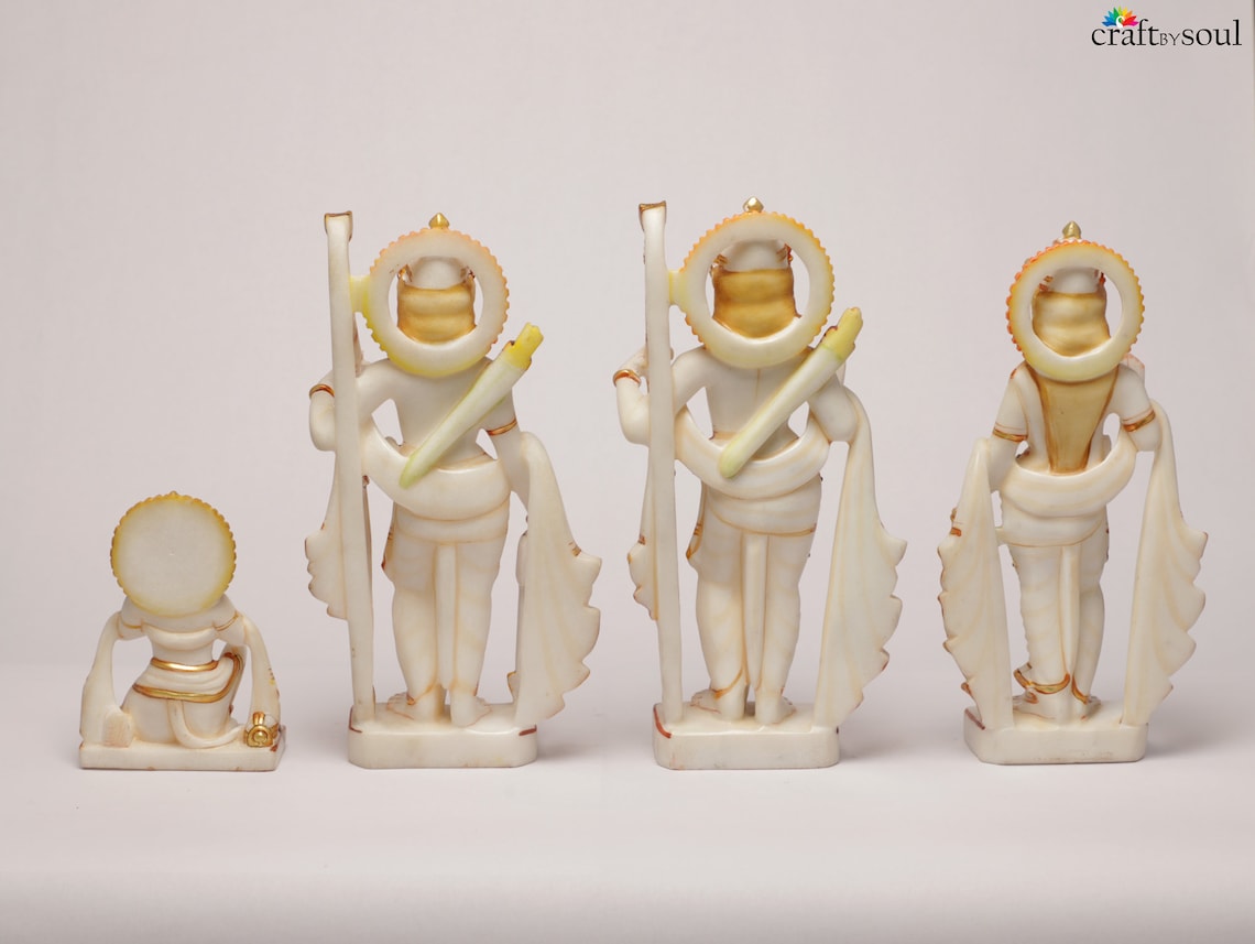Ramdarbar Statue in Marblebig Ram Ji Family Statue Lord Rama - Etsy