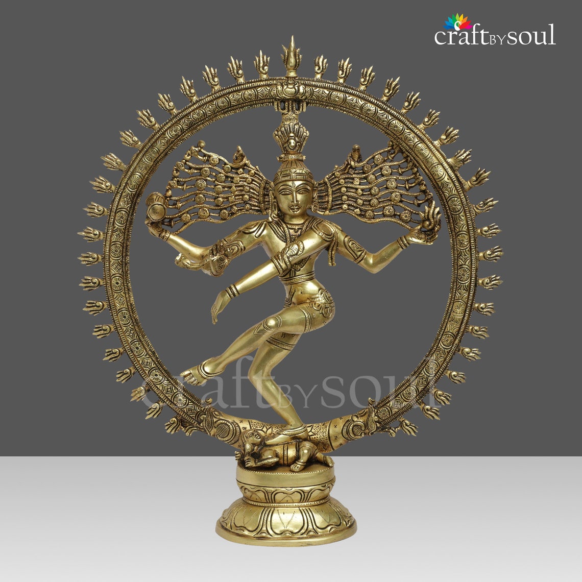 Dancing Shiva Nataraja Statue,19" Inch Big Large Brass Lord Shiva ...