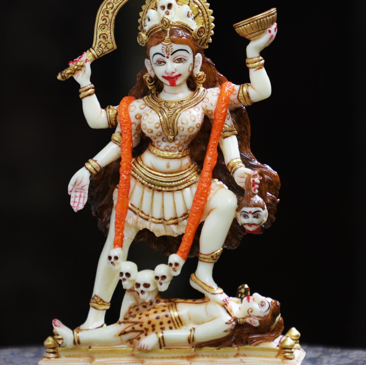 Maa Kali Statue,7 Inch Maa Kali Idol, Sculpture for Homedecor and ...