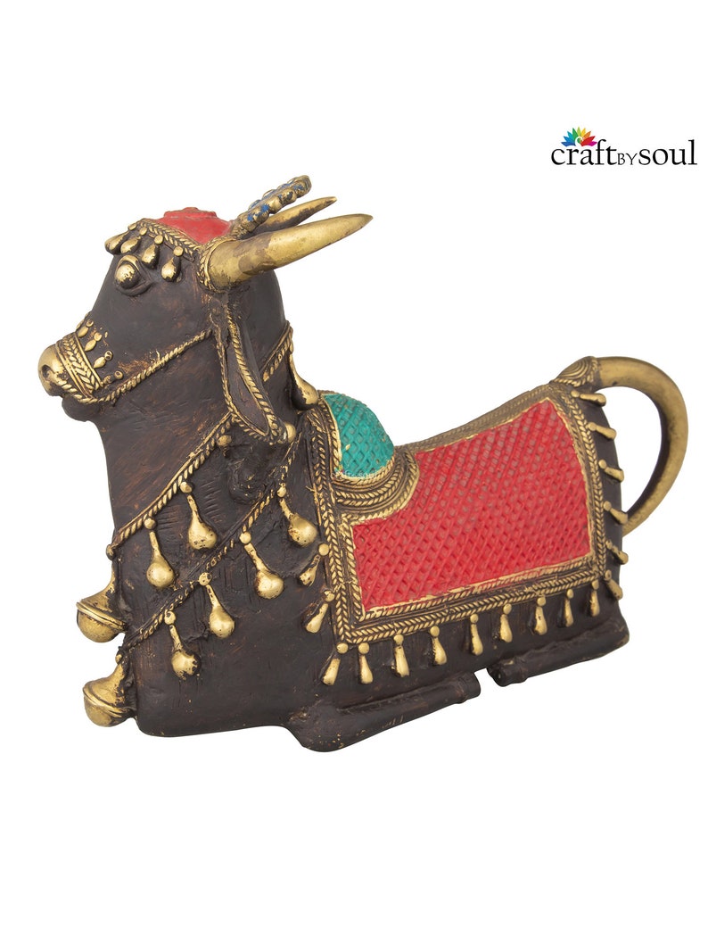 Nandi Cow Statuegatekeeper of Shiva & Parvati God Nandi - Etsy