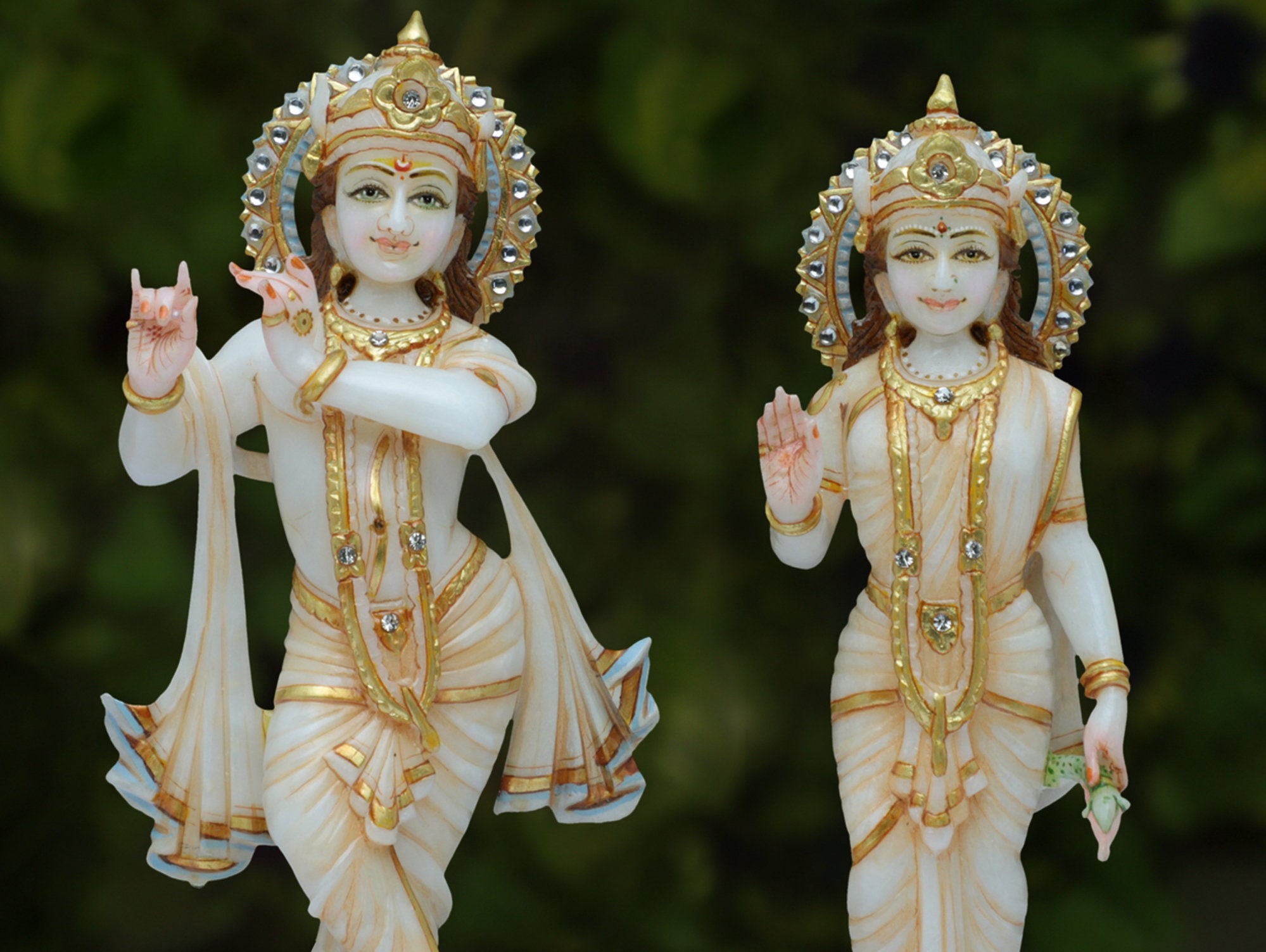 Radha Krishna Statue.26cm Small Handmade Marble Radha Krishna - Etsy