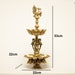 Brass Peacock Diya Stand,brass Appam Deepam,brass Deepak 21inch for ...