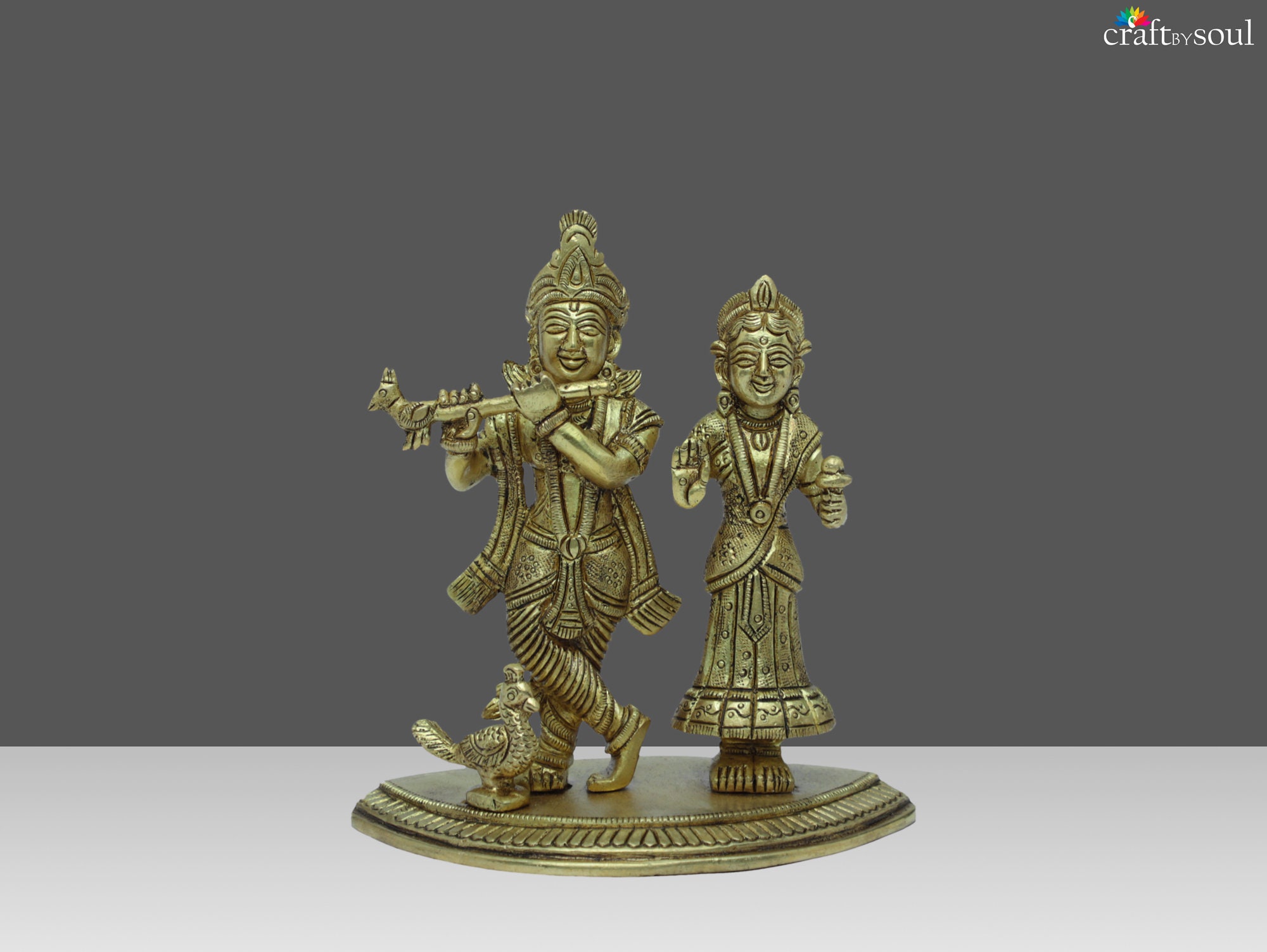 Radha Krishna Statue.6 Inch Small Handmade Brass Radha Krishna - Etsy