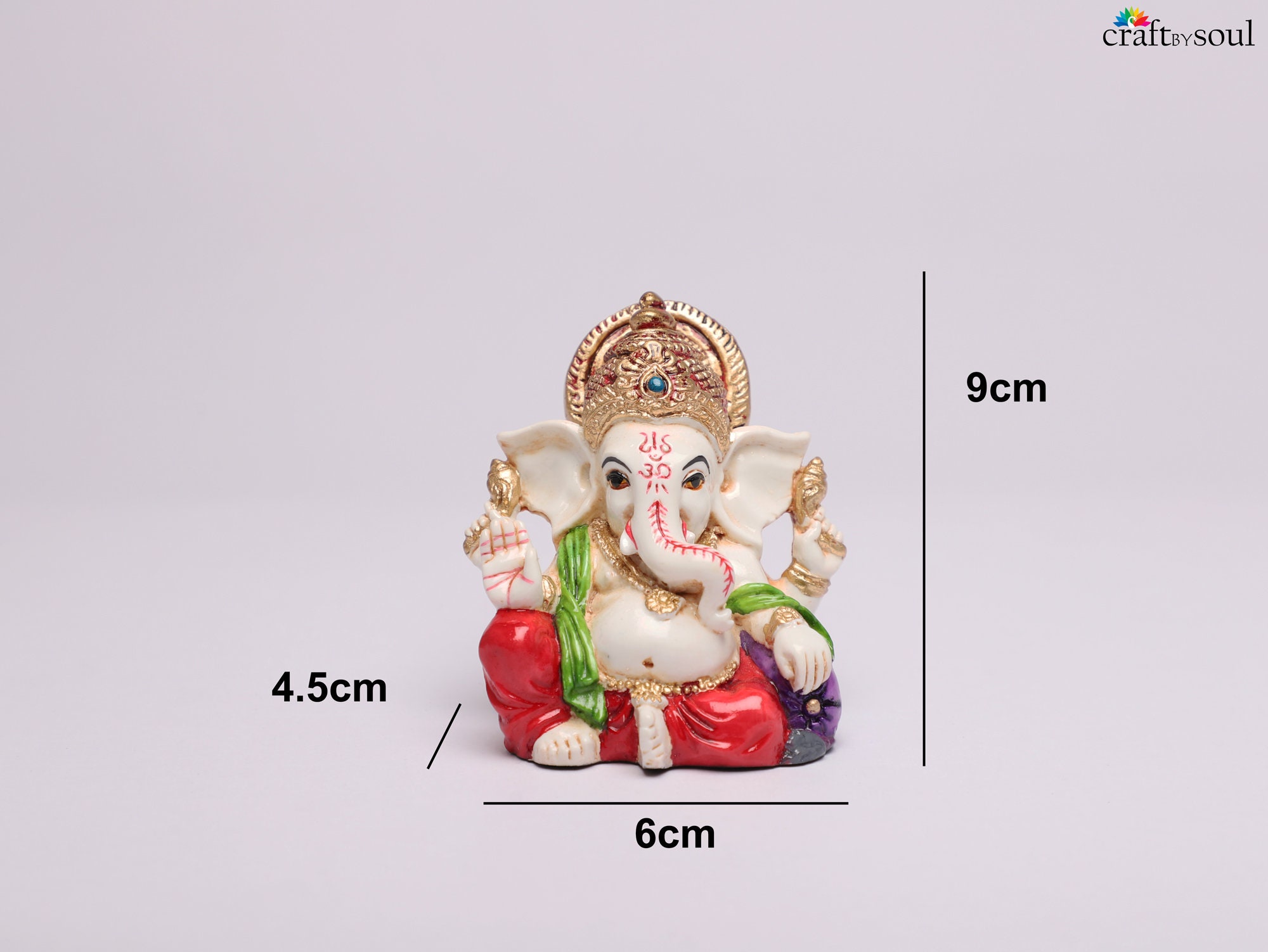 Lord Ganesha Statue 4 Inch Ganesh Statue Cultured Marble | Etsy