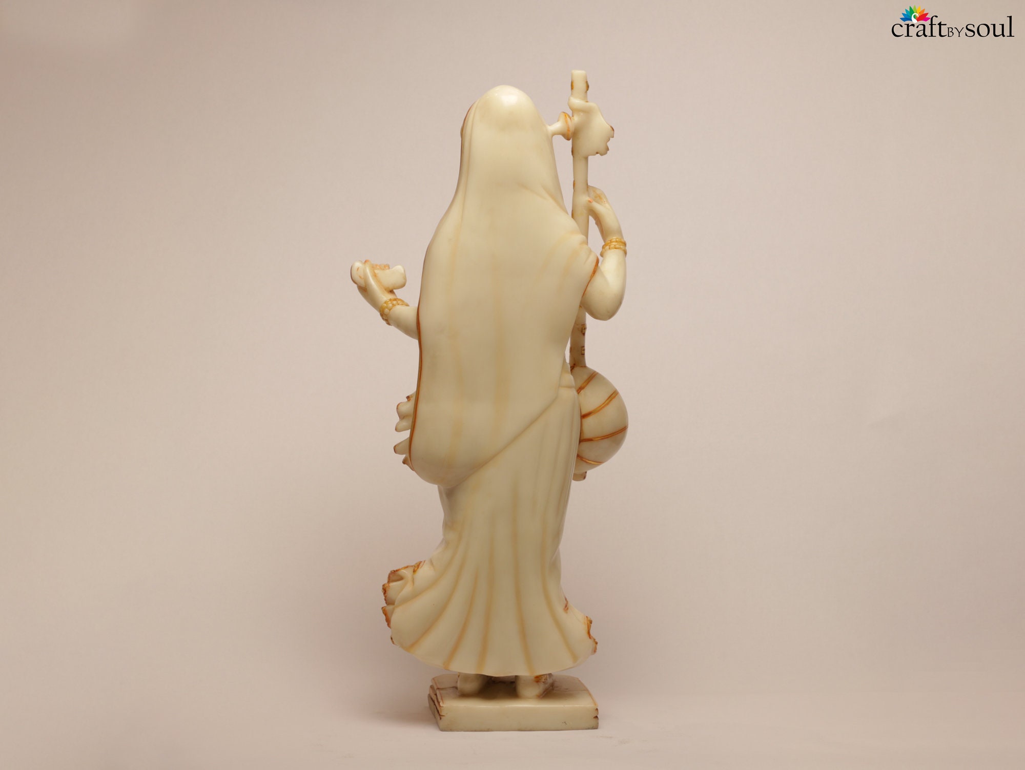 Meera Bai Statue, 24" Inches Mira Bai Sculpture in Reform Marble ...