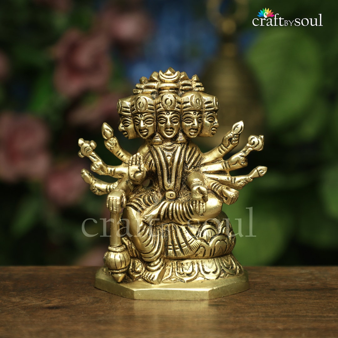 Gayatri Statue, Goddess Gayatri Idol,4" Small Maa Gayatri,religious ...