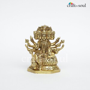 Gayatri Statue, Goddess Gayatri Idol,4" Small Maa Gayatri,religious ...