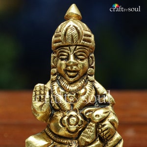 Kuber Statue,3" Small Kuvera Statue, Kubera Statue, Dik-pala Statue ...