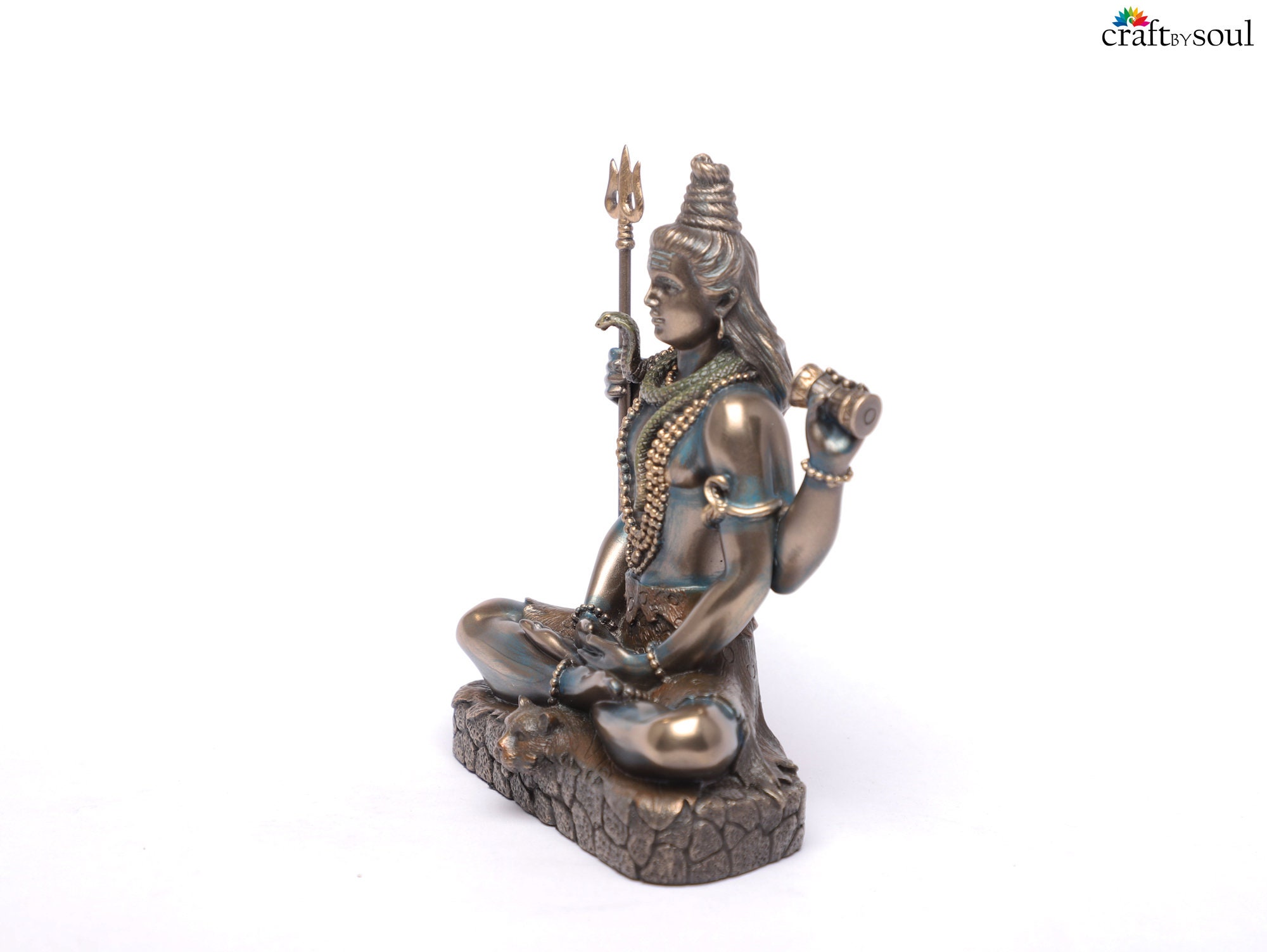 Lord Shiva Statue, Small Size Mahadev Idol for Car, Adiyogi Shiva ...