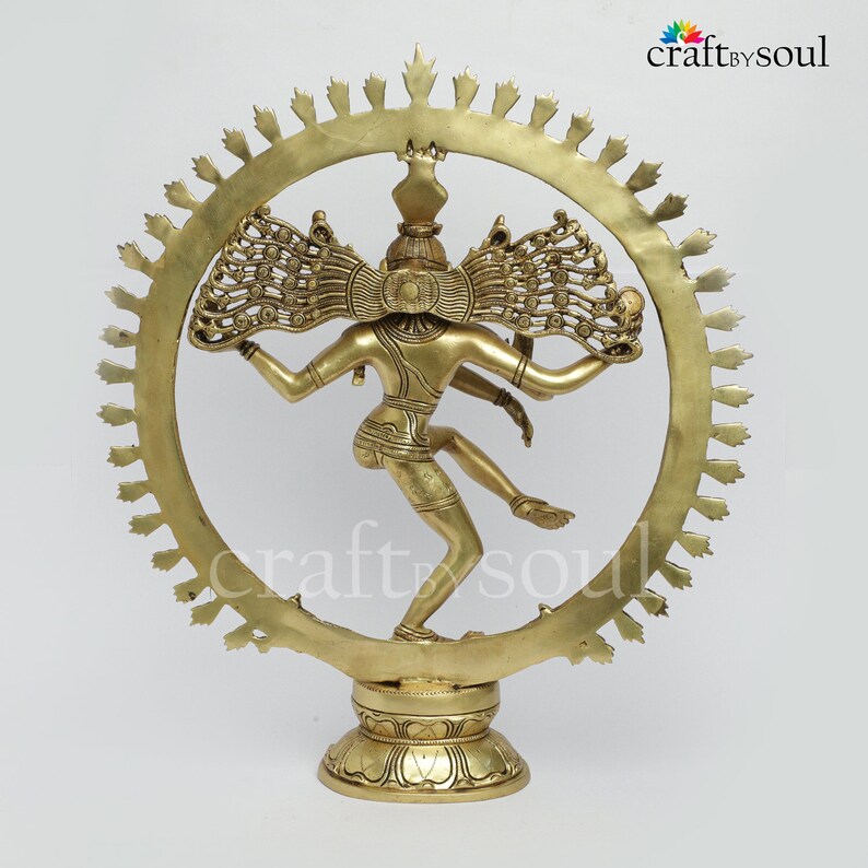 Dancing Shiva Nataraja Statue,19" Inch Big Large Brass Lord Shiva ...