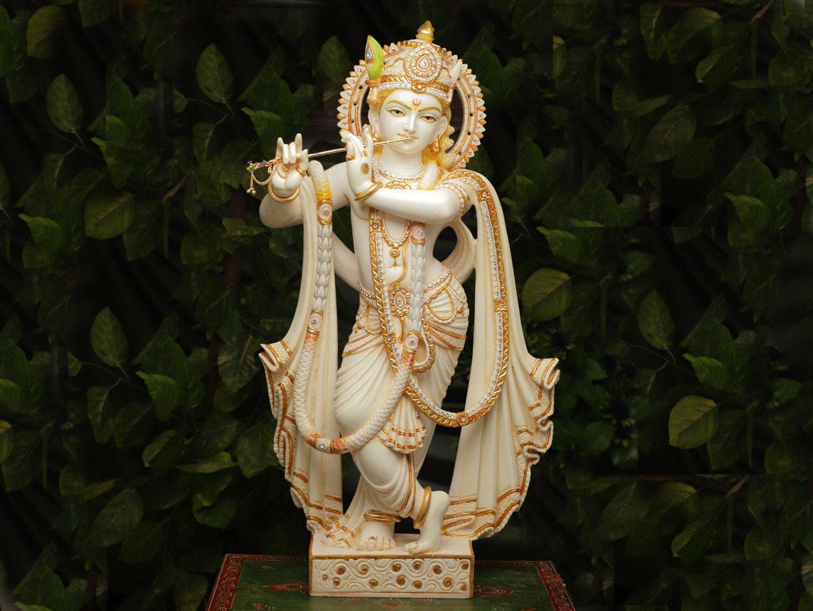 Krishna Statue73cm Lord Krishna Idol Shri Krishan | Etsy